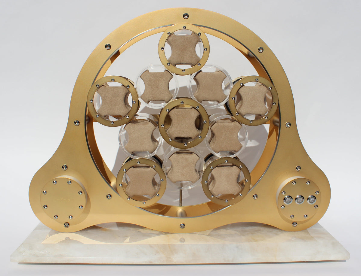 Watch Winder | 11 Cristal 24 Carat Gold » lumiSidus – LumiSidus
