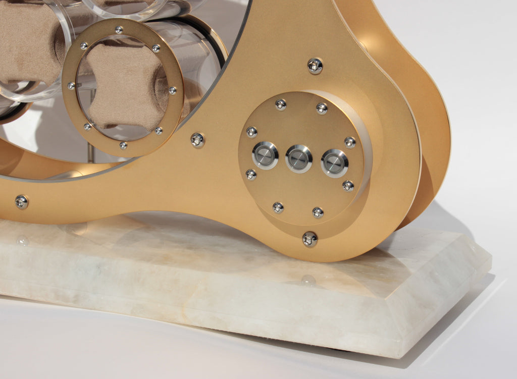 Watch Winder | 11 Cristal 24 Carat Gold » lumiSidus – LumiSidus